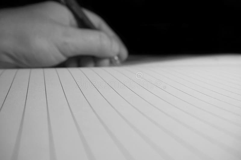 Writing notebook B stock photo. Image of paper, black - 45213822