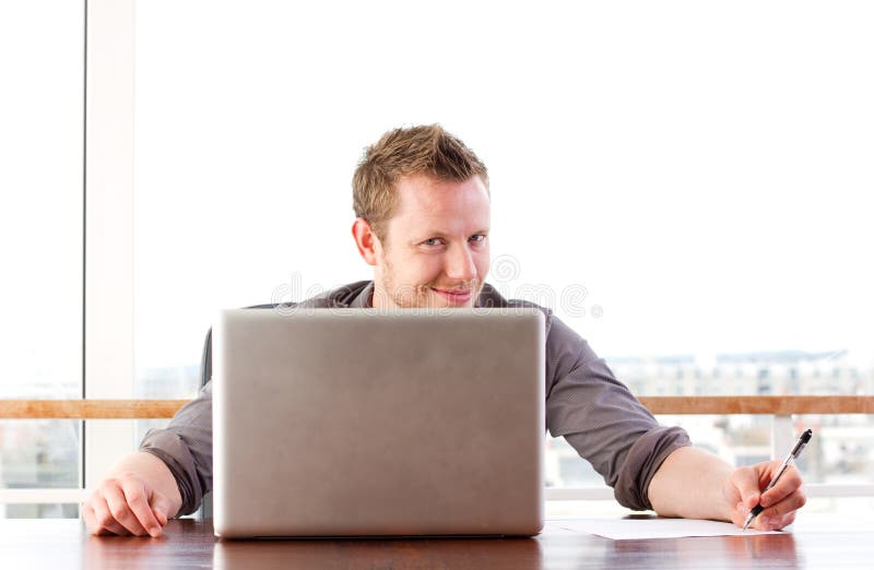 Writing notes stock image. Image of white, smile, hair - 21490363