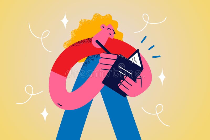 Woman Writing Her Diary Cartoon Stock Illustrations – 34 Woman Writing ...