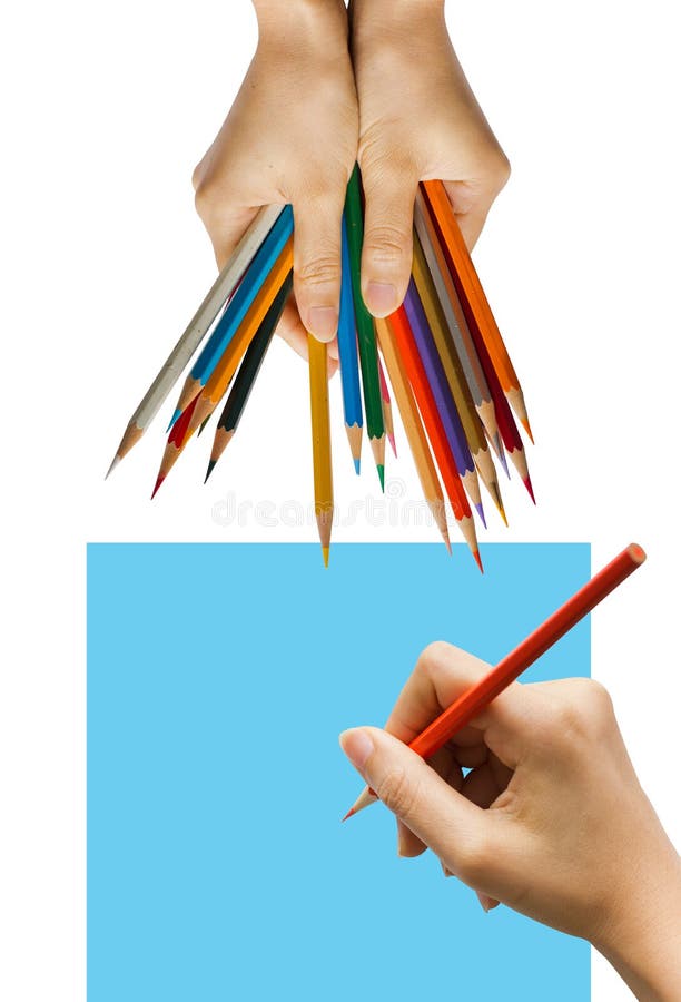 Writing or Notes with hand stock photo. Image of action - 41415170