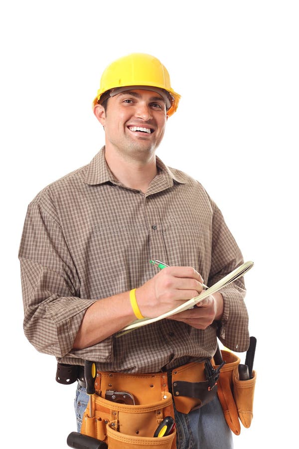 Writing it down stock image. Image of cheerful, engineering - 15595933