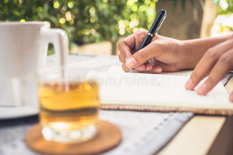 Writing stock image. Image of glass, note, page, retro - 72394657