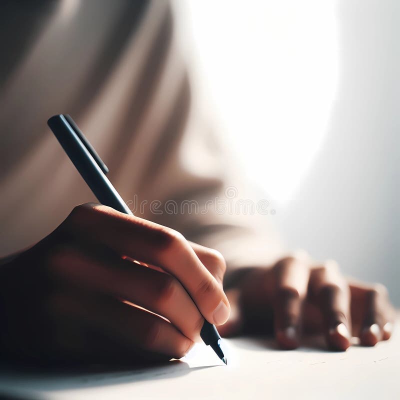 Writing on a paper stock photo. Image of photograph - 293305704