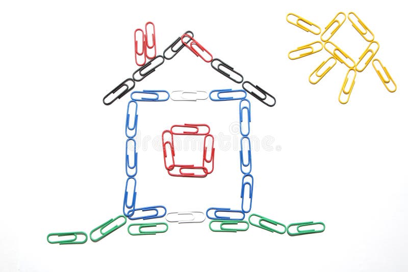 Writing paper clips stock photo. Image of business, small - 2289454