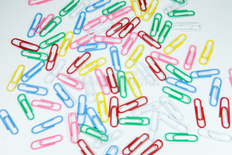 Writing paper clips stock photo. Image of motivation - 67036186