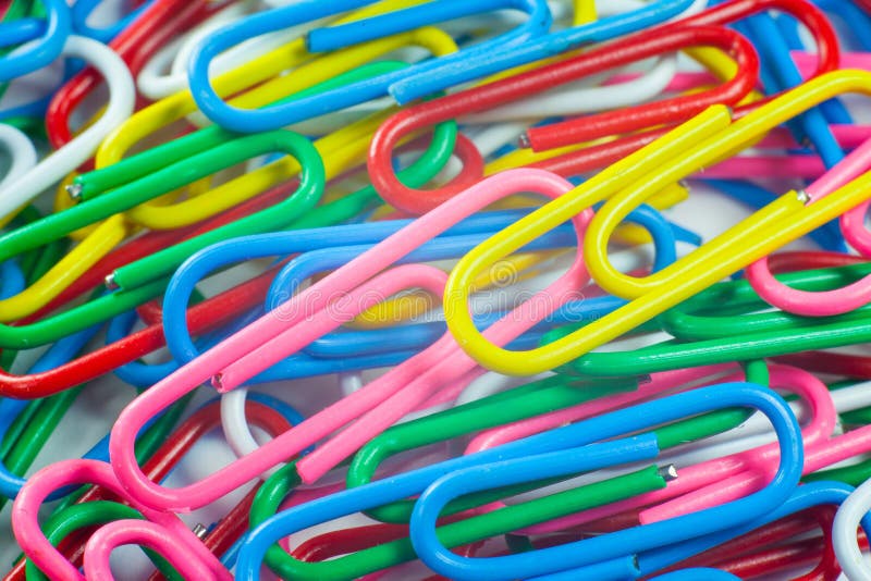 Writing paper clips stock image. Image of connection - 67036203