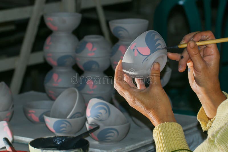 The Writing Pattern,Paint Stripes, Stripes, Calligraphy, Pottery. Stock ...