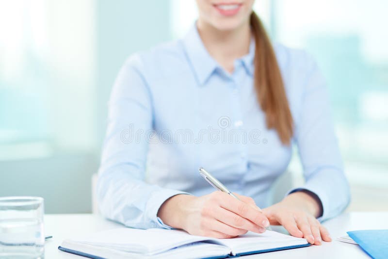 Writing plan stock image. Image of person, closeup, business - 33081163