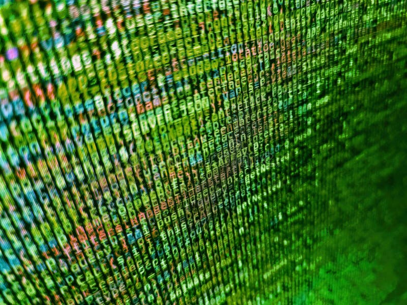 Writing Program Code On Computer Computer Programming Source Code