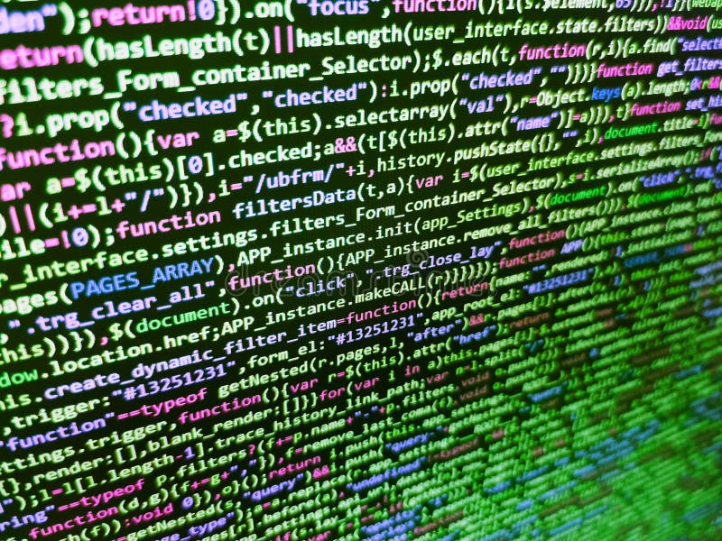 Writing Programming Code On Laptop Developer Working On Software Codes
