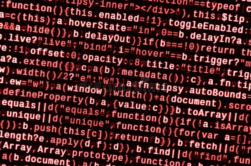 Writing Programming Code On Laptop Digital Binary Data On Computer Screen Stock Illustration