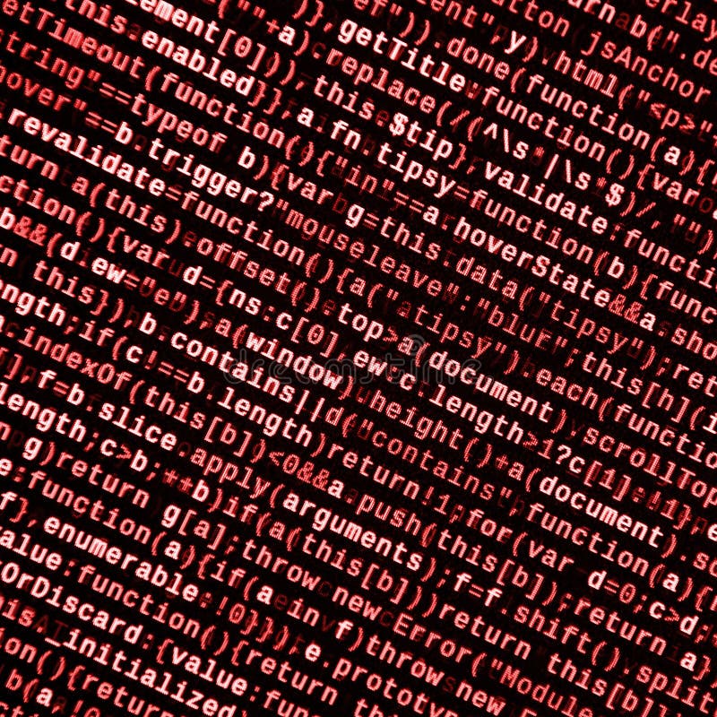 Writing Programming Code On Laptop Digital Binary Data On Computer 7052