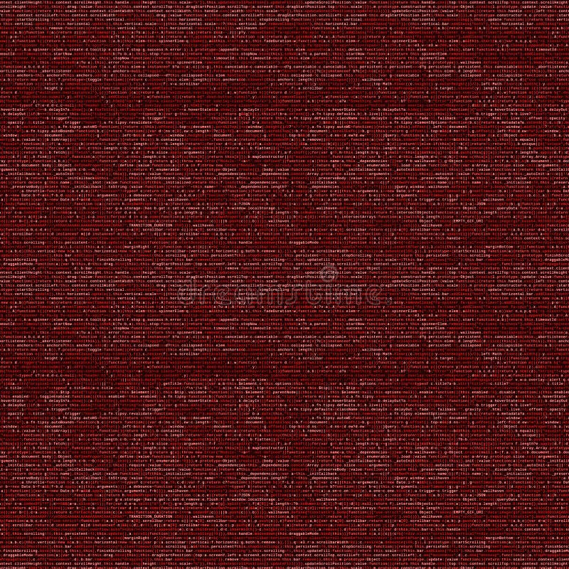 Writing Programming Code On Laptop Digital Binary Data On Computer Screen Stock Illustration