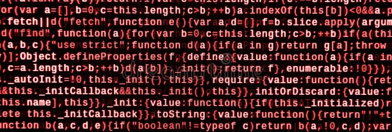 Writing Programming Code on Laptop. Digital Binary Data on Computer Screen Stock Illustration ...