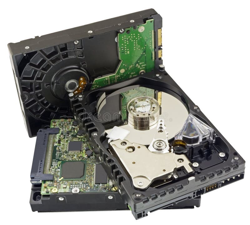 Writing and Reading Head of Hard Disk Drive Close Up Stock Photo ...