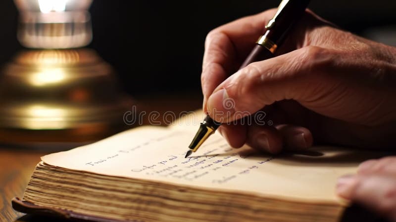 Writing Reflections by Candlelight in a Cozy, Quiet Setting during the ...