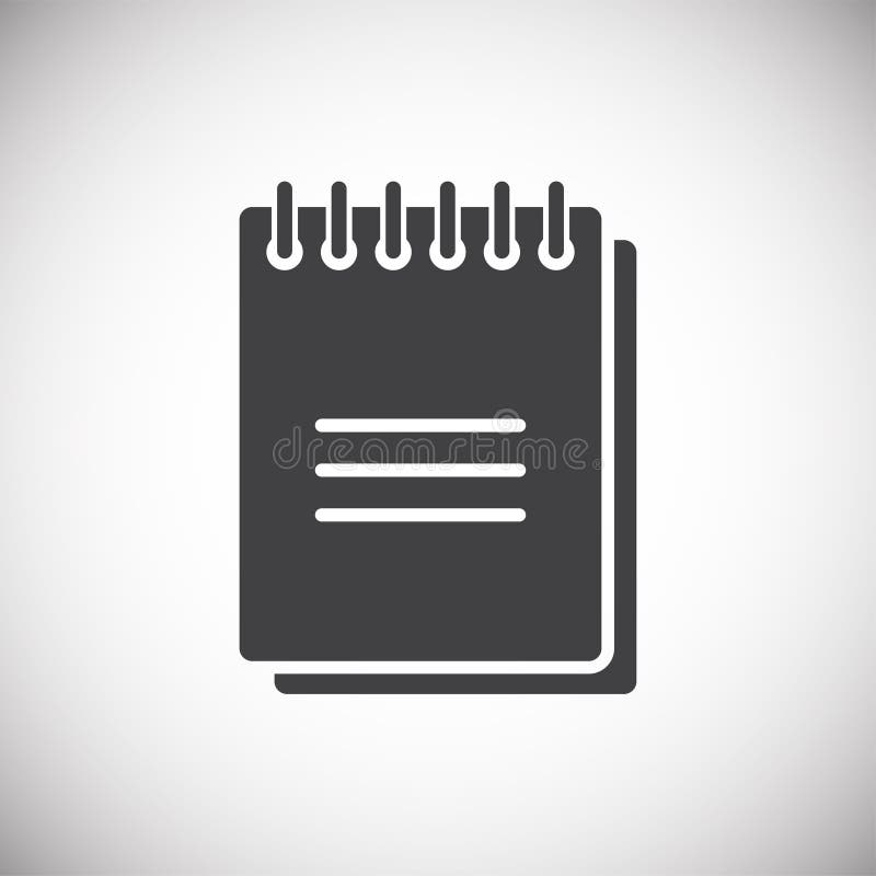 Writing Related Icon on Background for Graphic and Web Design. Simple ...