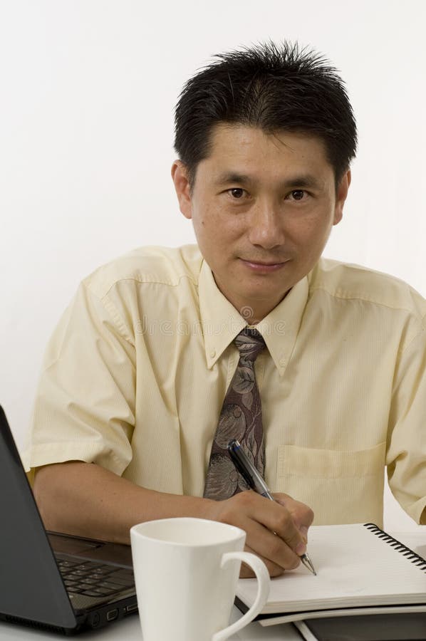Writing a report stock photo. Image of boss, lawyer, friendly - 15530144