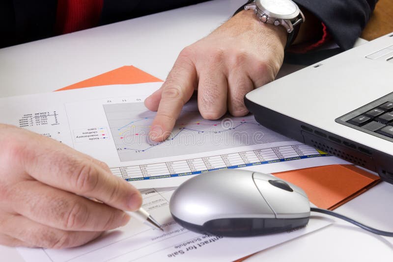 Writing reports stock photo. Image of office, progress - 12454338