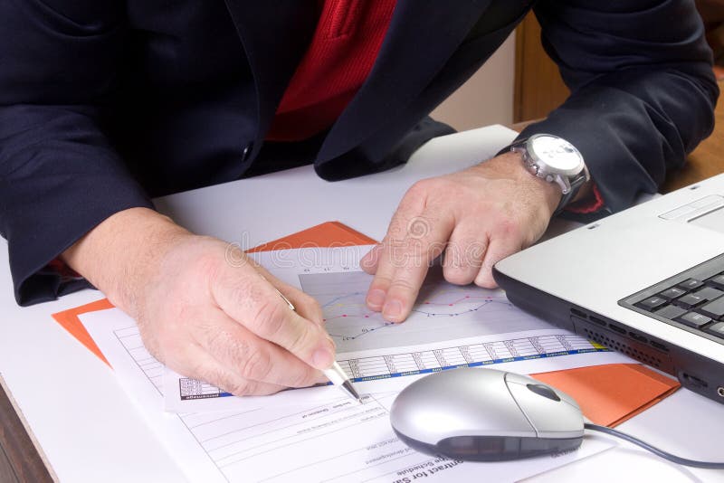 Writing reports stock photo. Image of desktop, partnership - 12454312