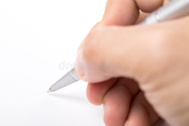 Writing with right hand stock photo. Image of education - 31082684