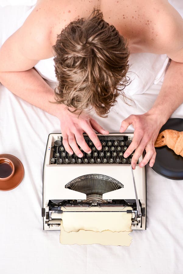 Writing Routine. No Day without Chapter. Vintage Typewriter Concept ...