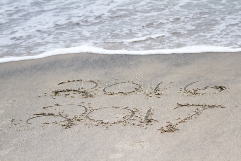 Writing on sand stock image. Image of sandy, concept - 78812773