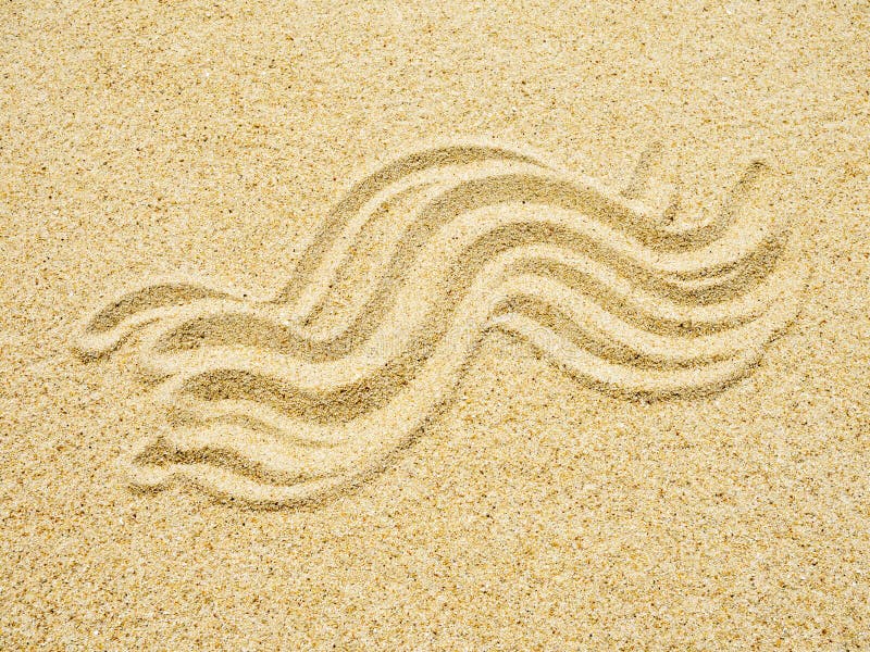 Writing on Sand in the Sea Beach Stock Image - Image of writing ...