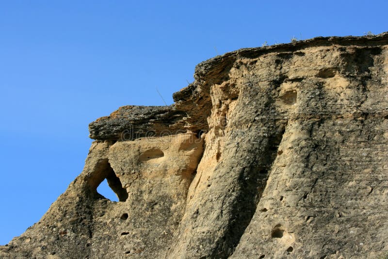 Writing-on-Stone Land Formations Stock Image - Image of southern ...