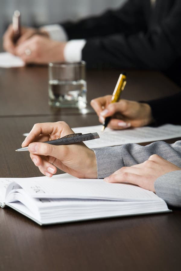 Writing summary stock image. Image of business, focus - 6923919