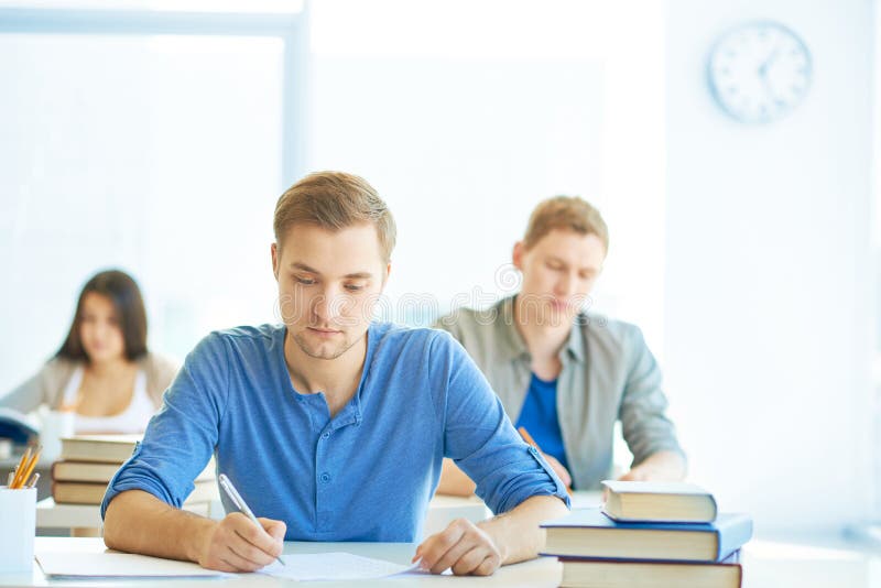 Writing test stock image. Image of paperwork, commerce - 17409529