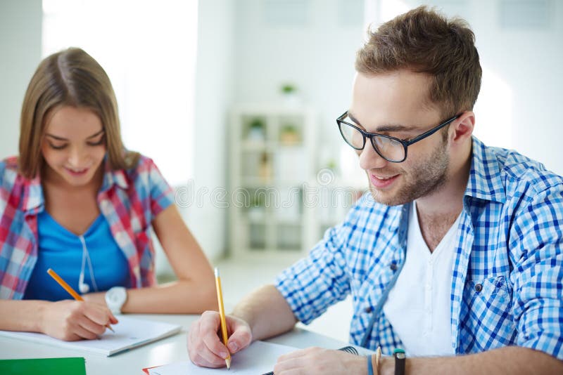 Writing test stock image. Image of paperwork, commerce - 17409529