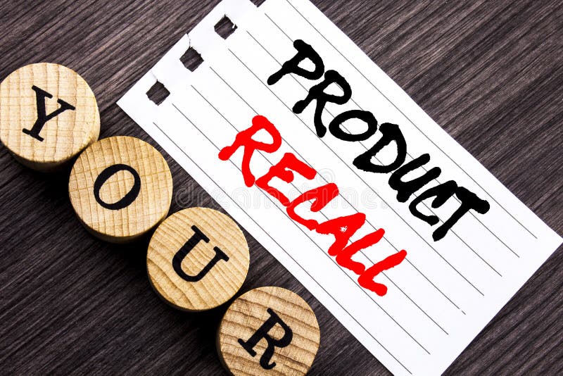 Writing Text Showing Product Recall. Business Photo Showcasing Recall ... Writing Text Showing Product Recall. Business Photo Showcasing Recall ...