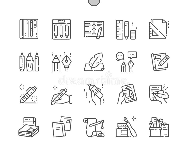 Writing Tools Hand Stock Illustrations – 1,355 Writing Tools Hand Stock ...
