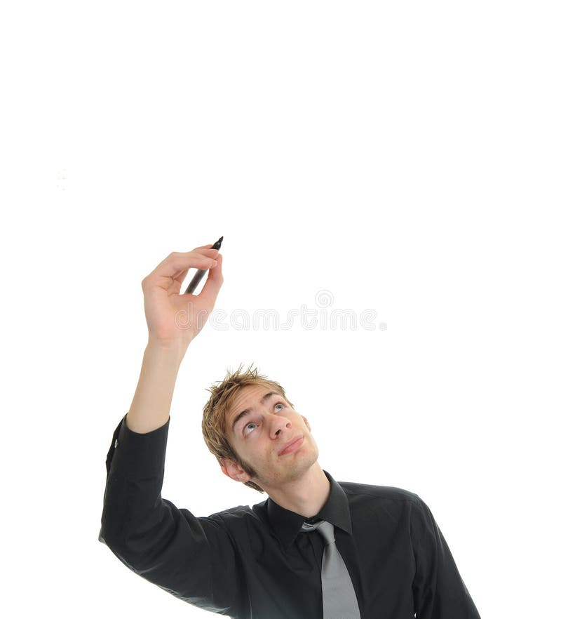Writing Up Above stock photo. Image of marker, draw, copyspace - 13822306