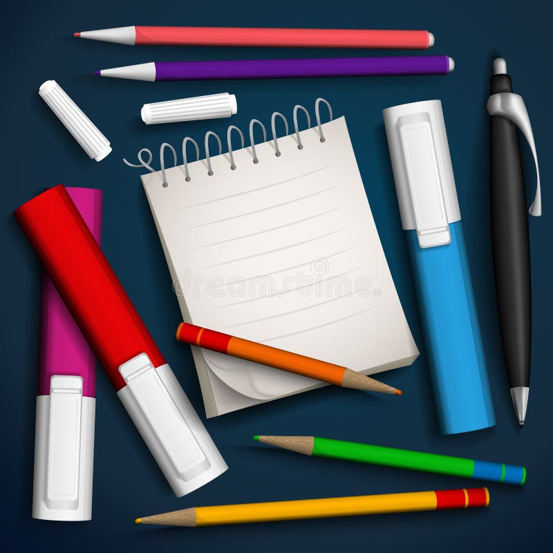 Writing utensils. stock image. Image of decoration, creative - 77655803