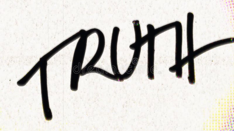 Writing the Word TRUTH on Paper Stock Footage - Video of truth, liar ...