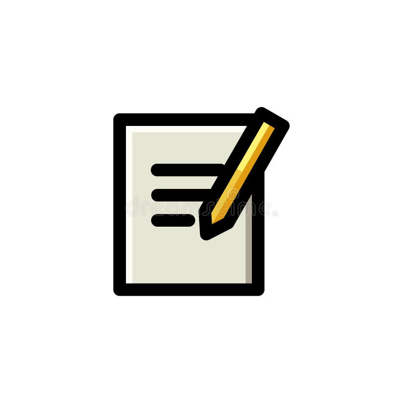 Writing Icon stock vector. Illustration of report, reply - 266539413 Writing Icon stock vector. Illustration of report, reply - 266539413