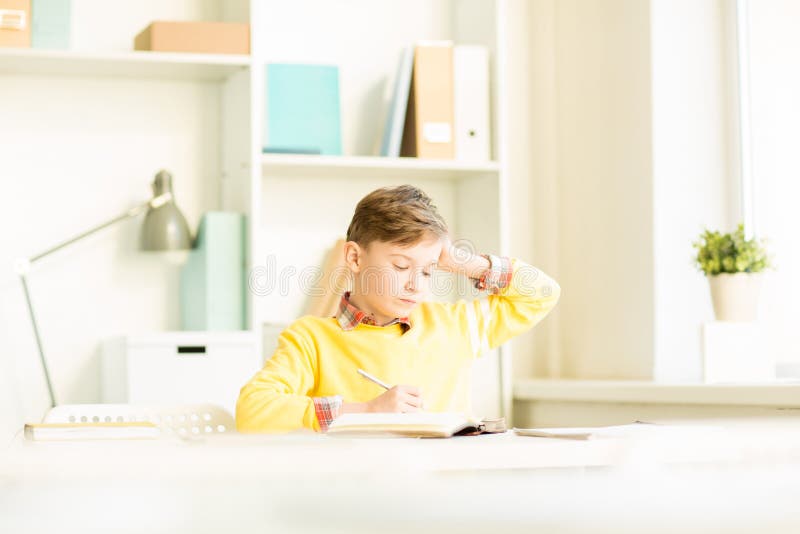 Written assignment stock image. Image of classmate, creativity - 116448193