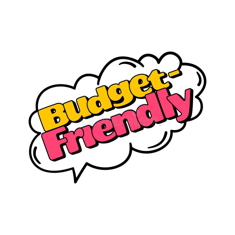 Written Budget-Friendly, Original Offer Stock Vector - Illustration of ...