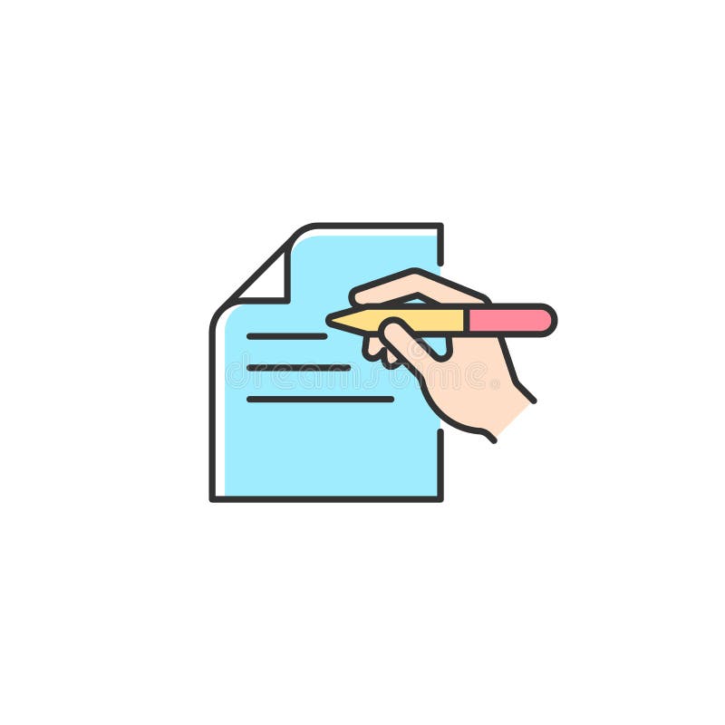 Written Communication Word Cloud Stock Illustration - Illustration of ...