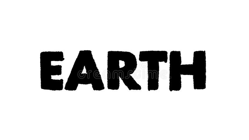 Written Earth Animated Whiteboard Style, Ideal for Motion Graphics and ...