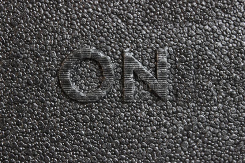 Written in Metallic Style Word on at Plastic Foam Panel Stock Image ... Written in Metallic Style Word on at Plastic Foam Panel Stock Image ...