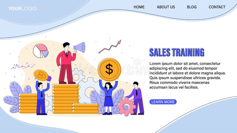 Written Sales Training Courses Stock Vector - Illustration of mobile ...