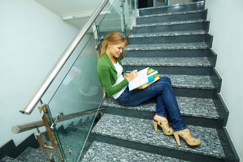 Written task stock image. Image of attractive, beautiful - 24309089