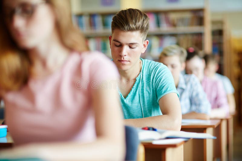 Written task stock image. Image of auditorium, assignment - 83938973