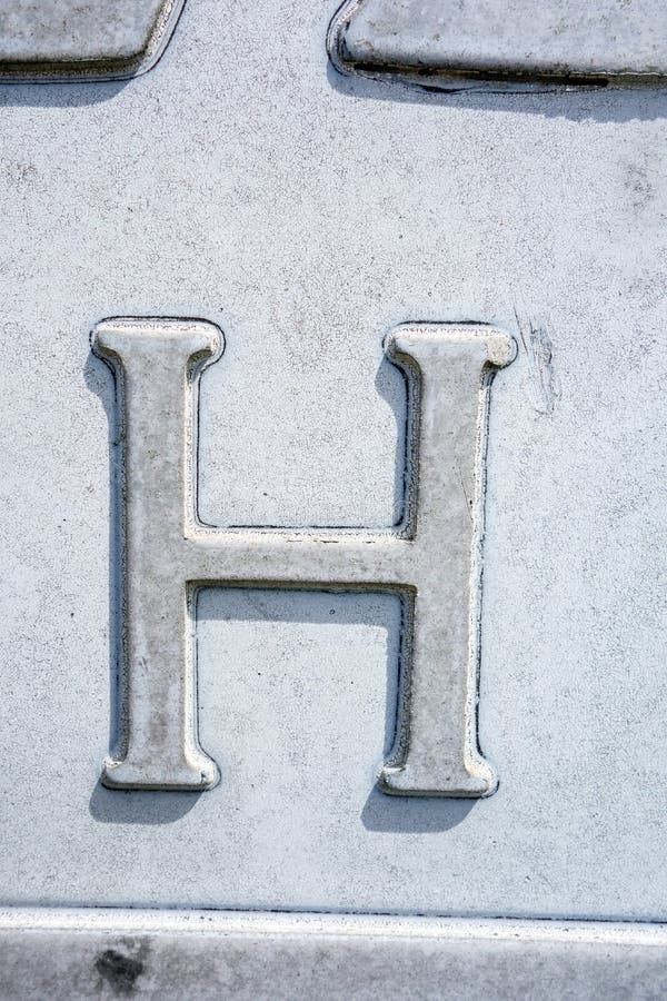 Written Wording in Distressed State Typography Advertising Letter H ...
