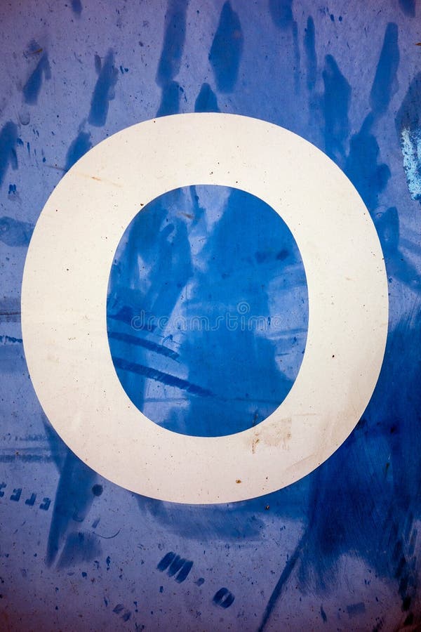 Written Wording in Distressed State Typography Advertising Letter O or ...