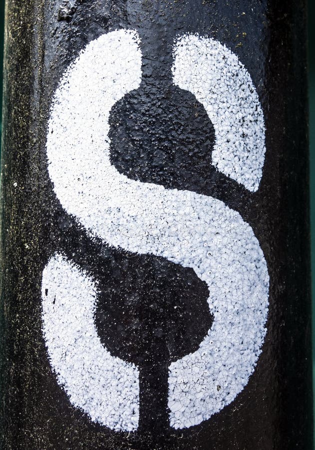 Written Wording in Distressed State Typography Found Number Eight 8 ...