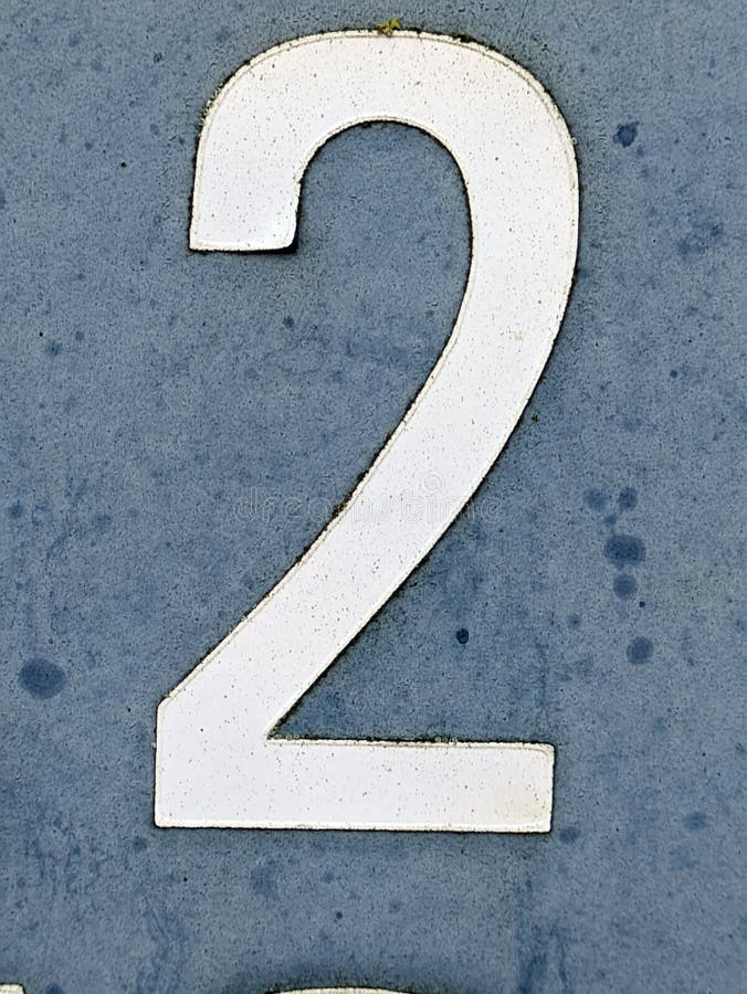 Written Wording Distressed State Typography Found Number 2 Two Ransom ...